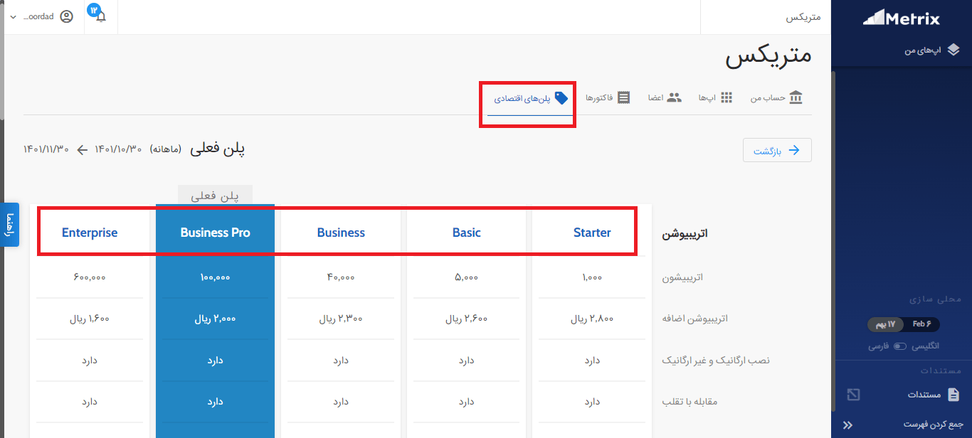 راهنمای شروع کار با پنل متریکس +[ویدئو] - بلاگ متریکس